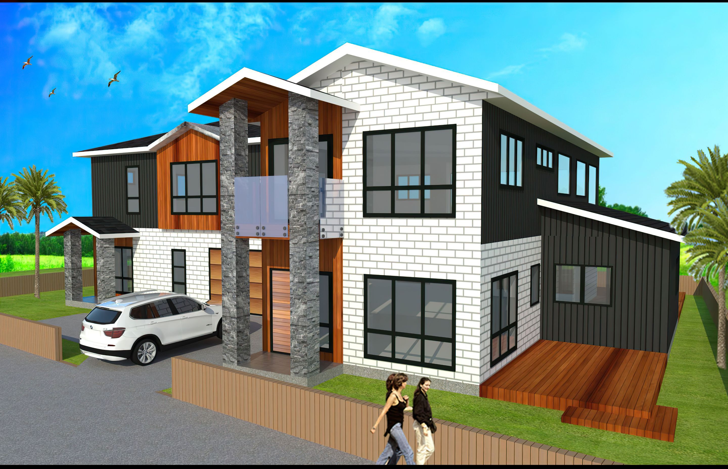 Single House Render by Architech Designs | ArchiPro NZ