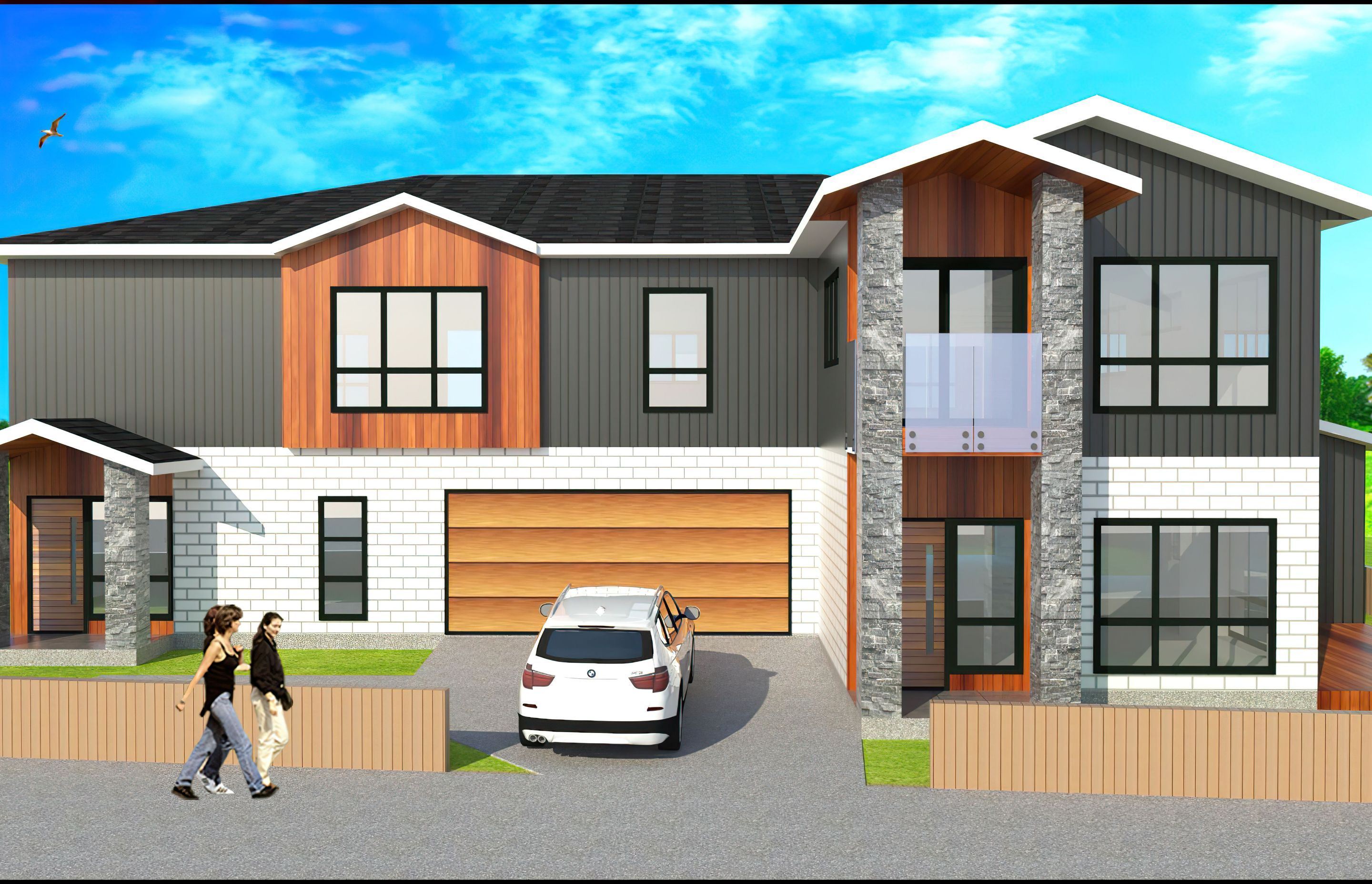 Single House Render by Architech Designs | ArchiPro NZ