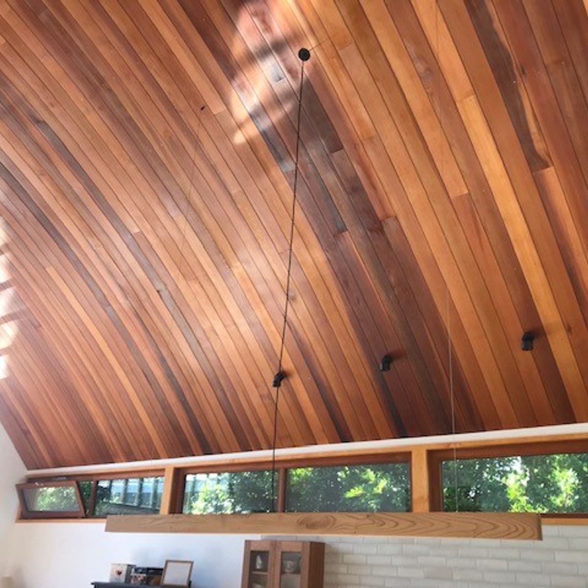 Red Cedar Ceiling Planks | Shelly Lighting