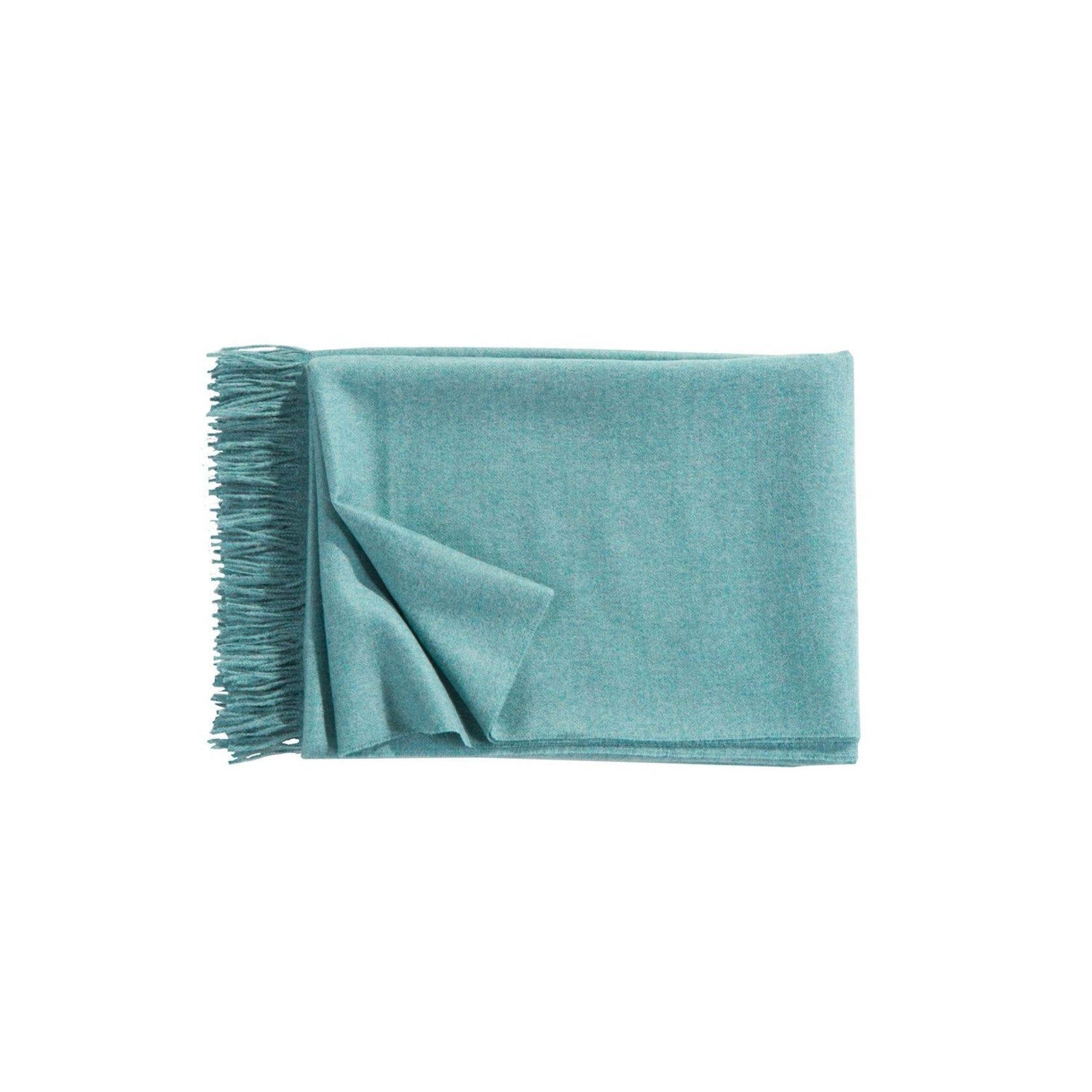 Christian Fischbacher Puro Throw Aquamarine | ArchiPro NZ