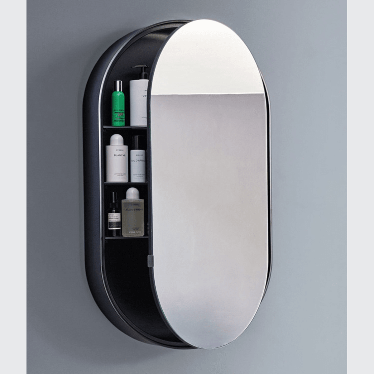 Catino Oval Mirror Cabinet by Cielo ArchiPro NZ