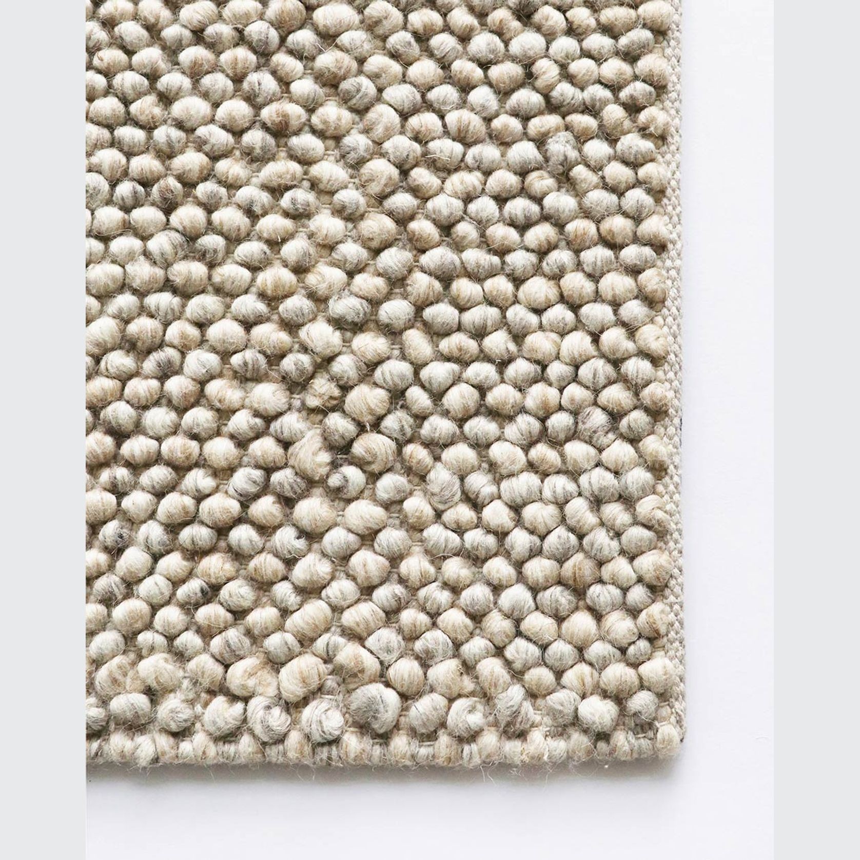 Baya Roxburgh Handwoven Loop Pile Rug - Parchment | ArchiPro NZ