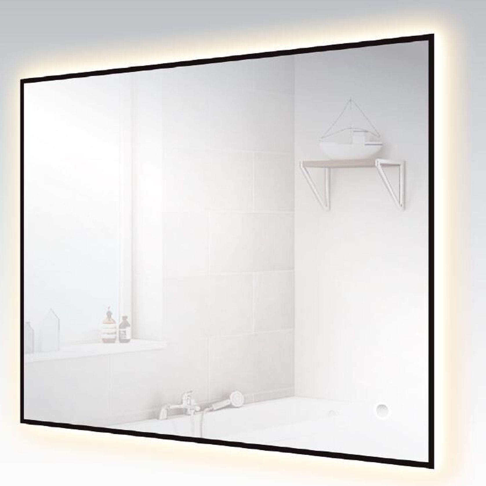LED Nero mirror with Demister | ArchiPro NZ