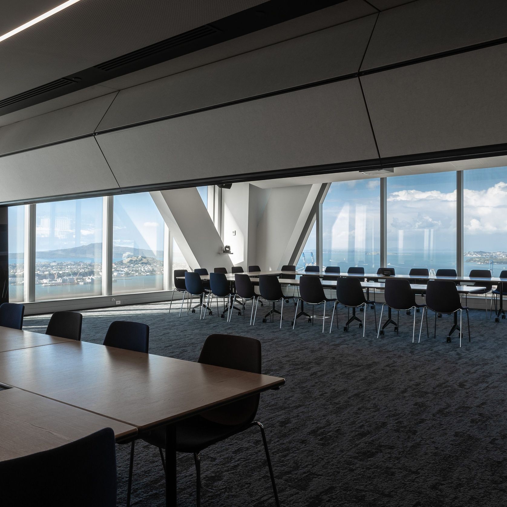Skyfold Acoustic Vertical Retractable Walls | ArchiPro NZ