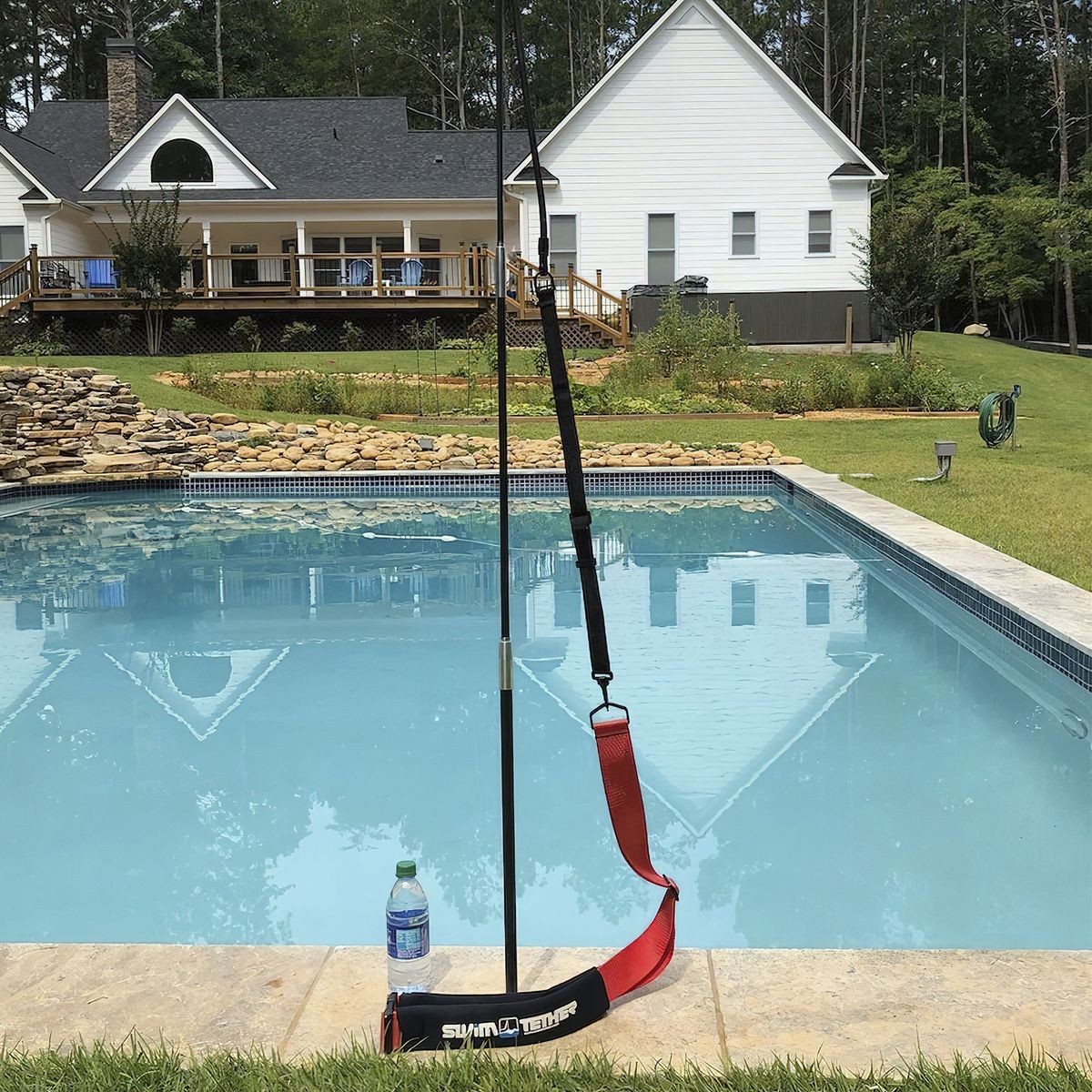 Tethered swimming store