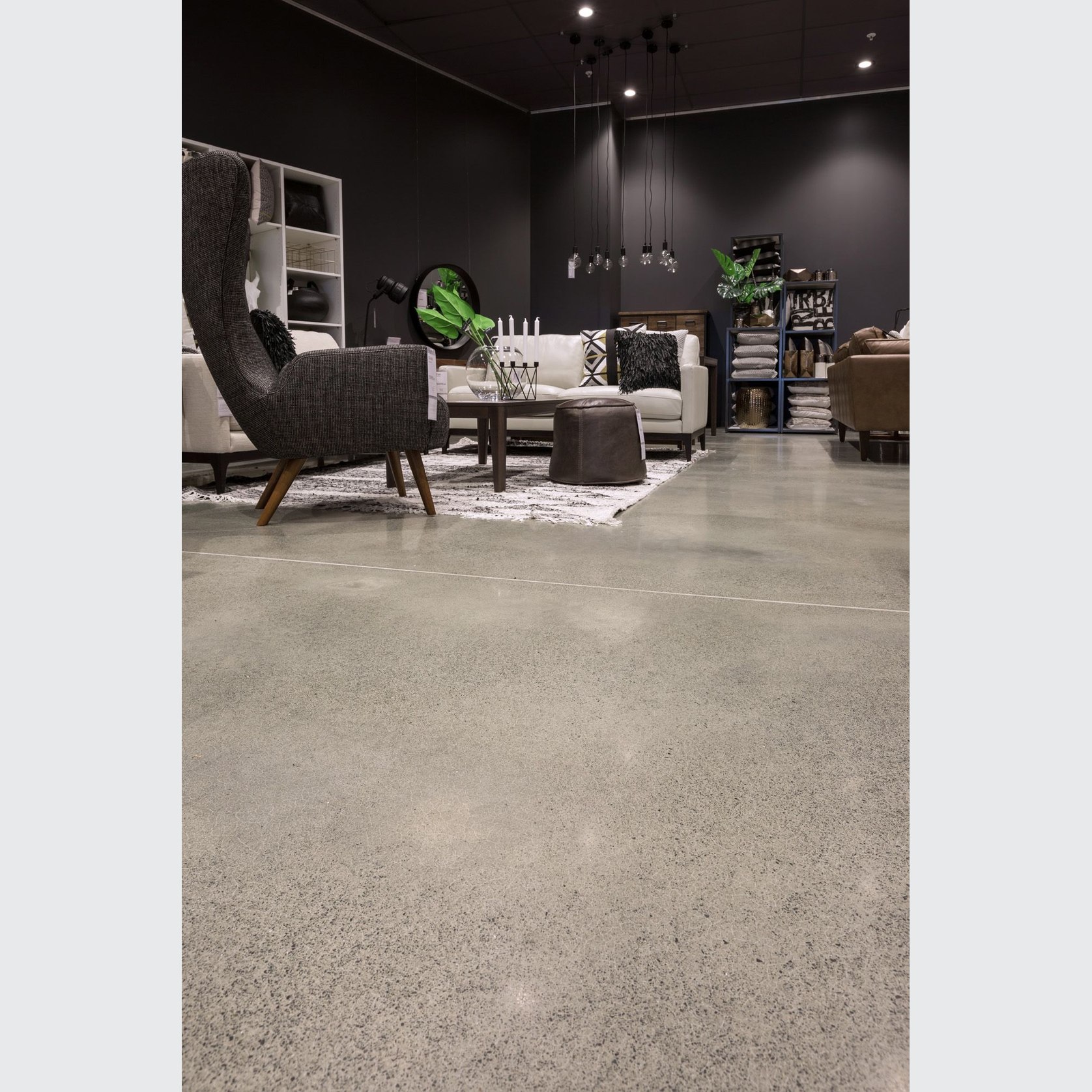 Diamond Polished Concrete Floor - Beach House | ArchiPro NZ
