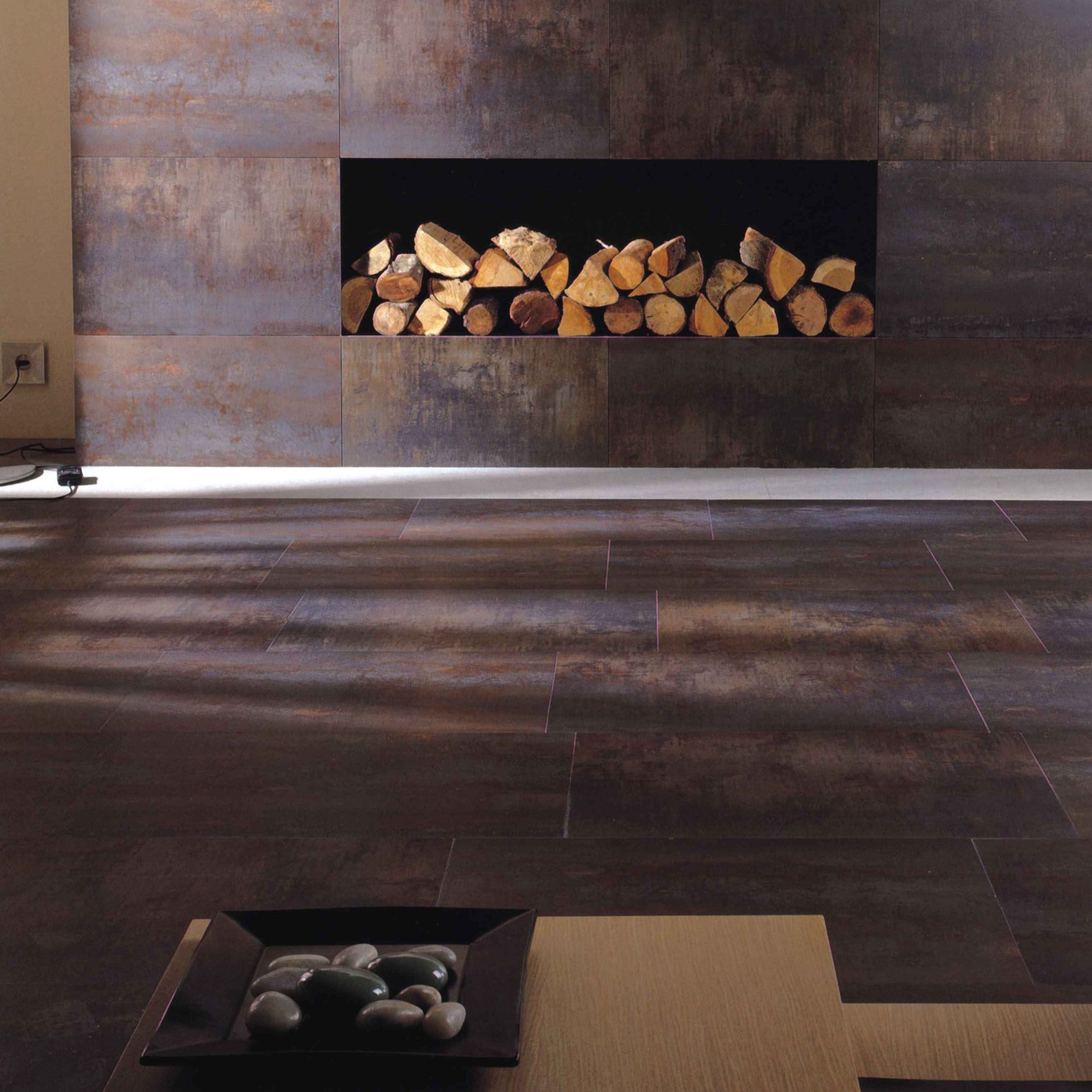 Metal Stone Bronze Porcelain Floor Tiles | ArchiPro NZ