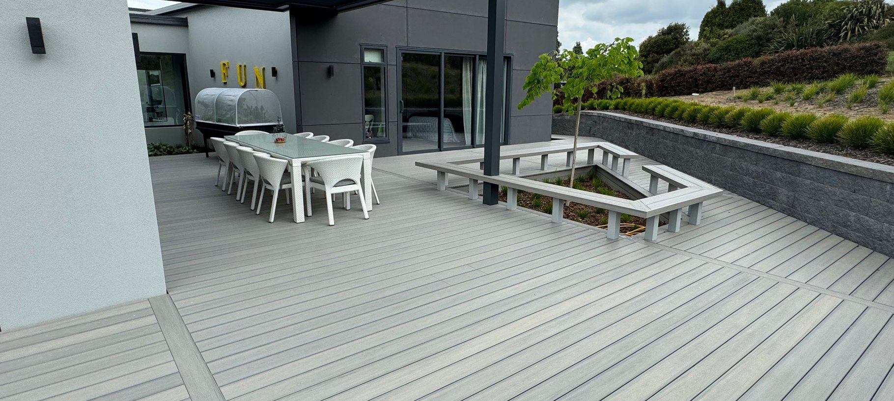 Easy on the environment and the wallet: a new venture in composite decking