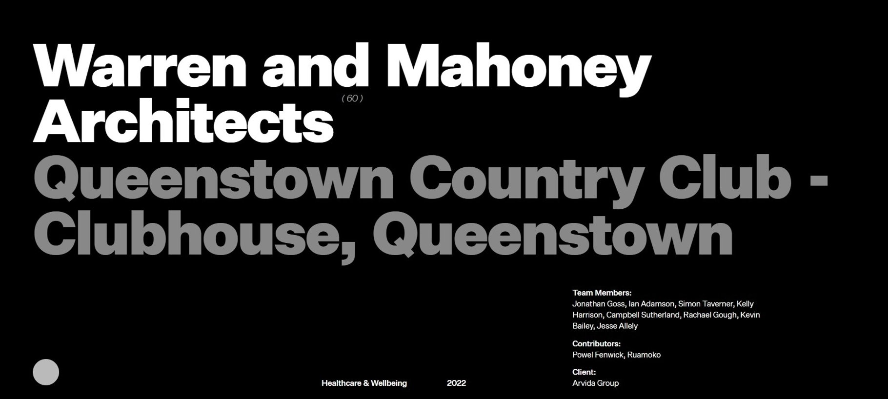 Queenstown Country Club - Clubhouse WINS Silver Award in the Designer’s ...