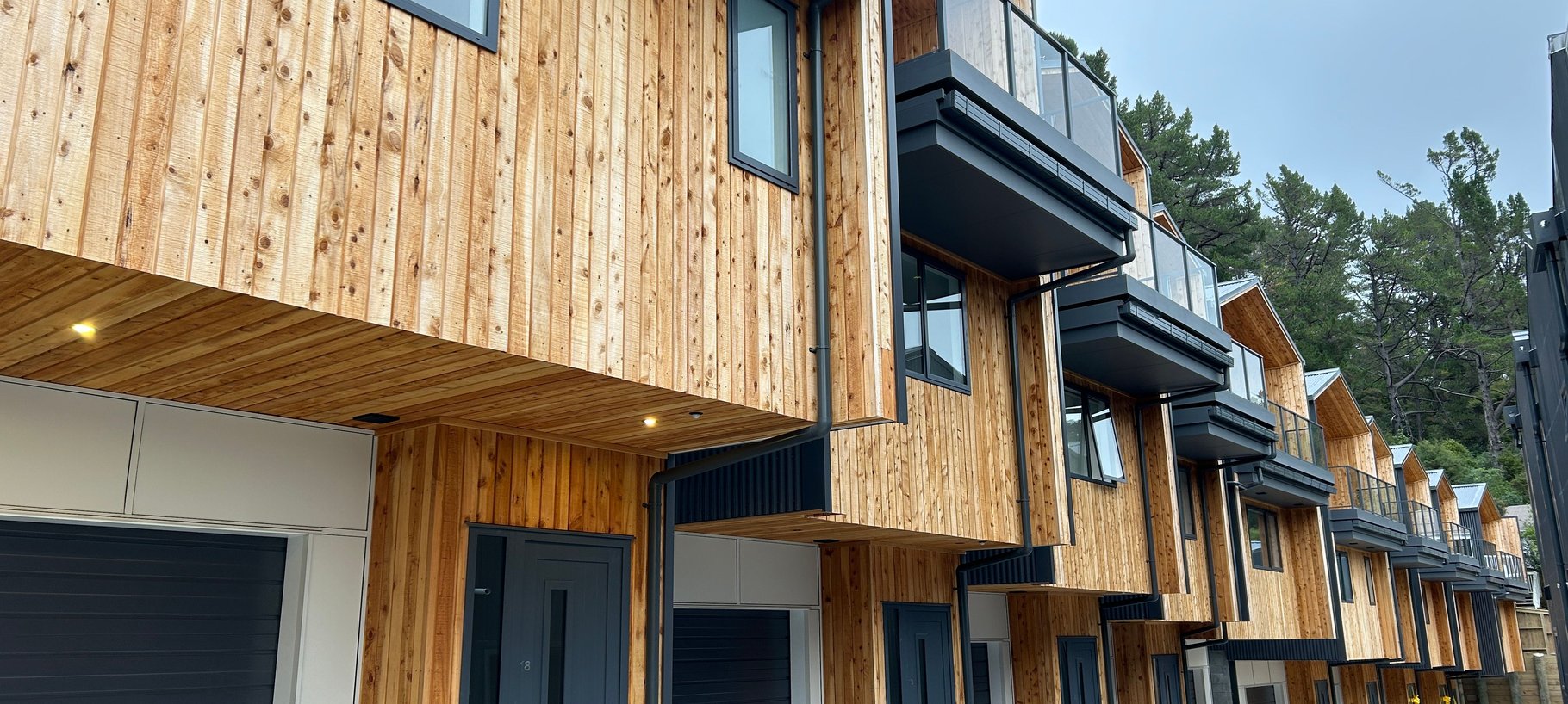 High-density living: the organic influence of Macrocarpa timber