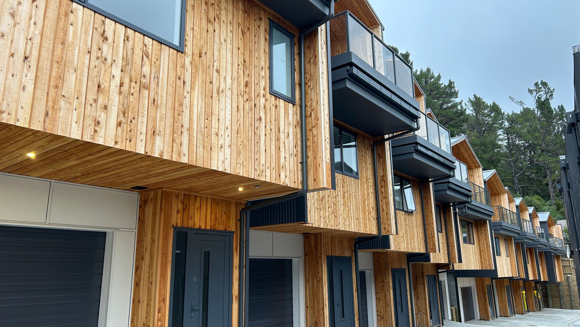 High-density living: the organic influence of Macrocarpa timber