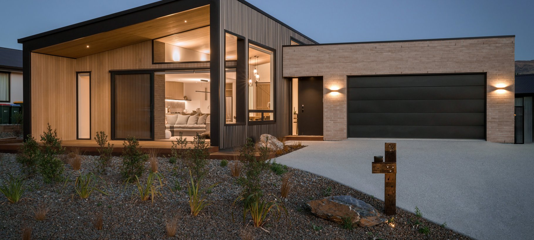 Custom concrete brick veneers for bespoke builds