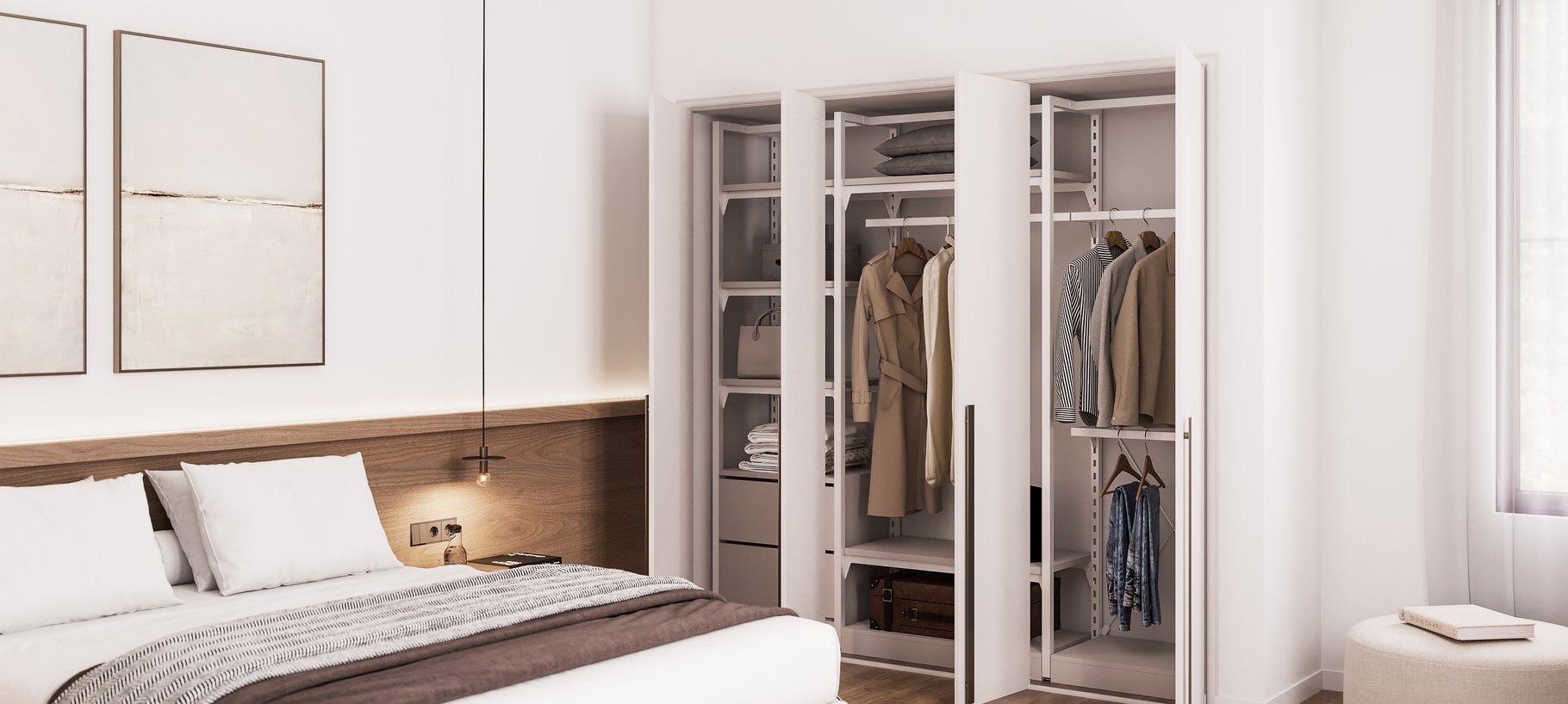 Exploring Your Wardrobe Options: Built-in, Freestanding or Fixed?
