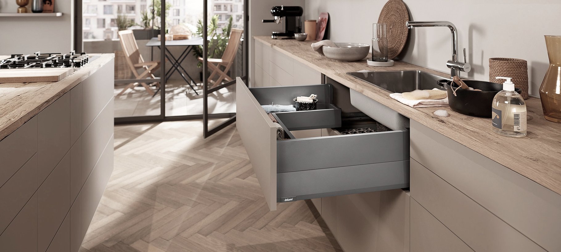 Blum’s latest drawer solution that opens the door to creativity