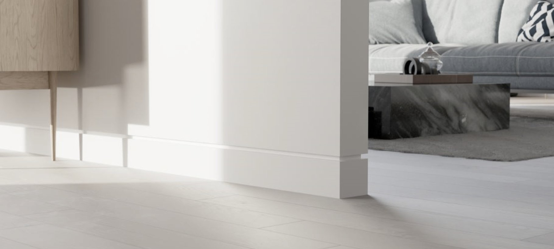 Alubase Shadowline Aluminium Skirting by EZ Concept | ArchiPro NZ