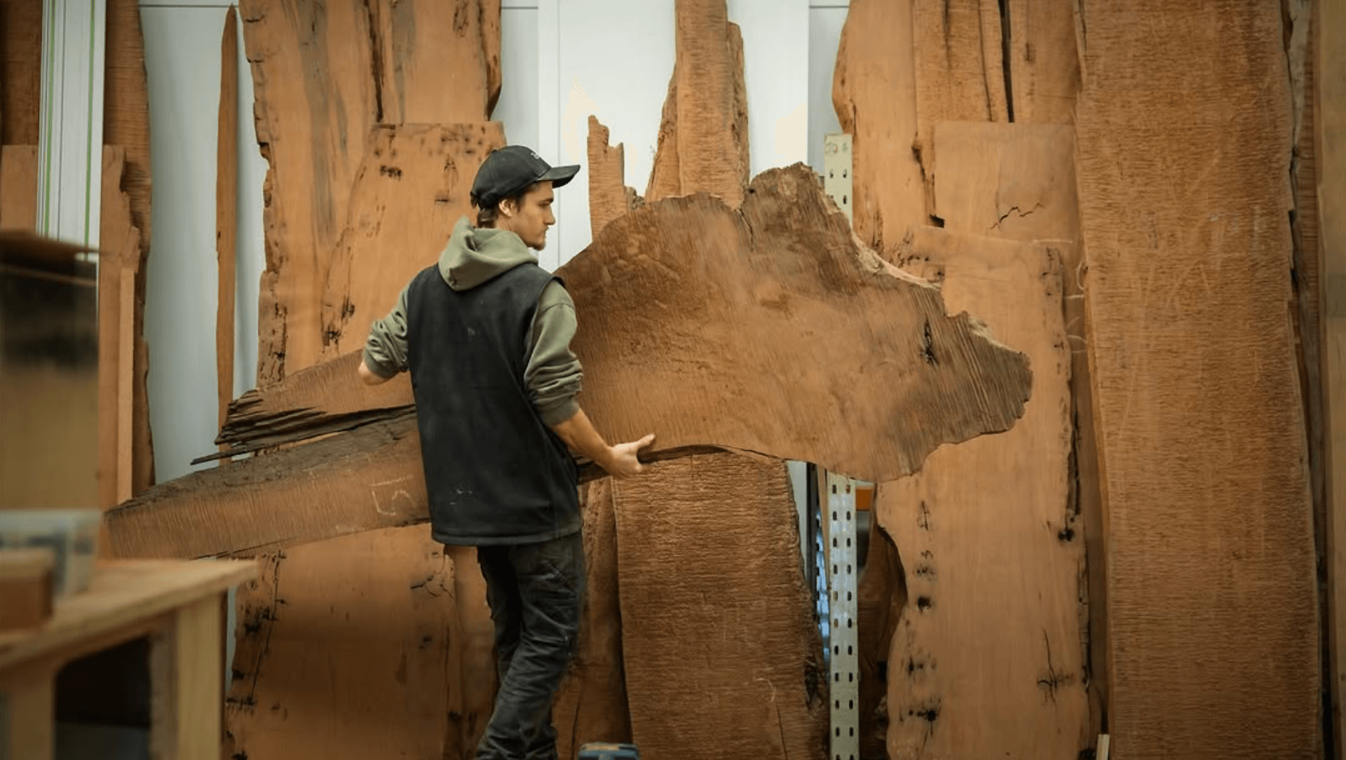 The beauty in imperfection: Dylan McKay is carving a story in timber