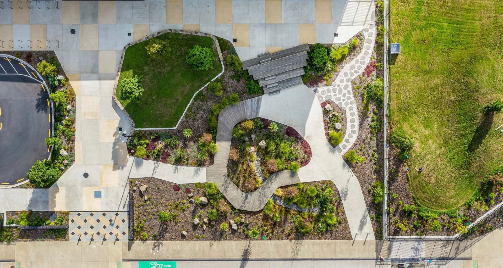 The school landscape inspiring children to connect with nature