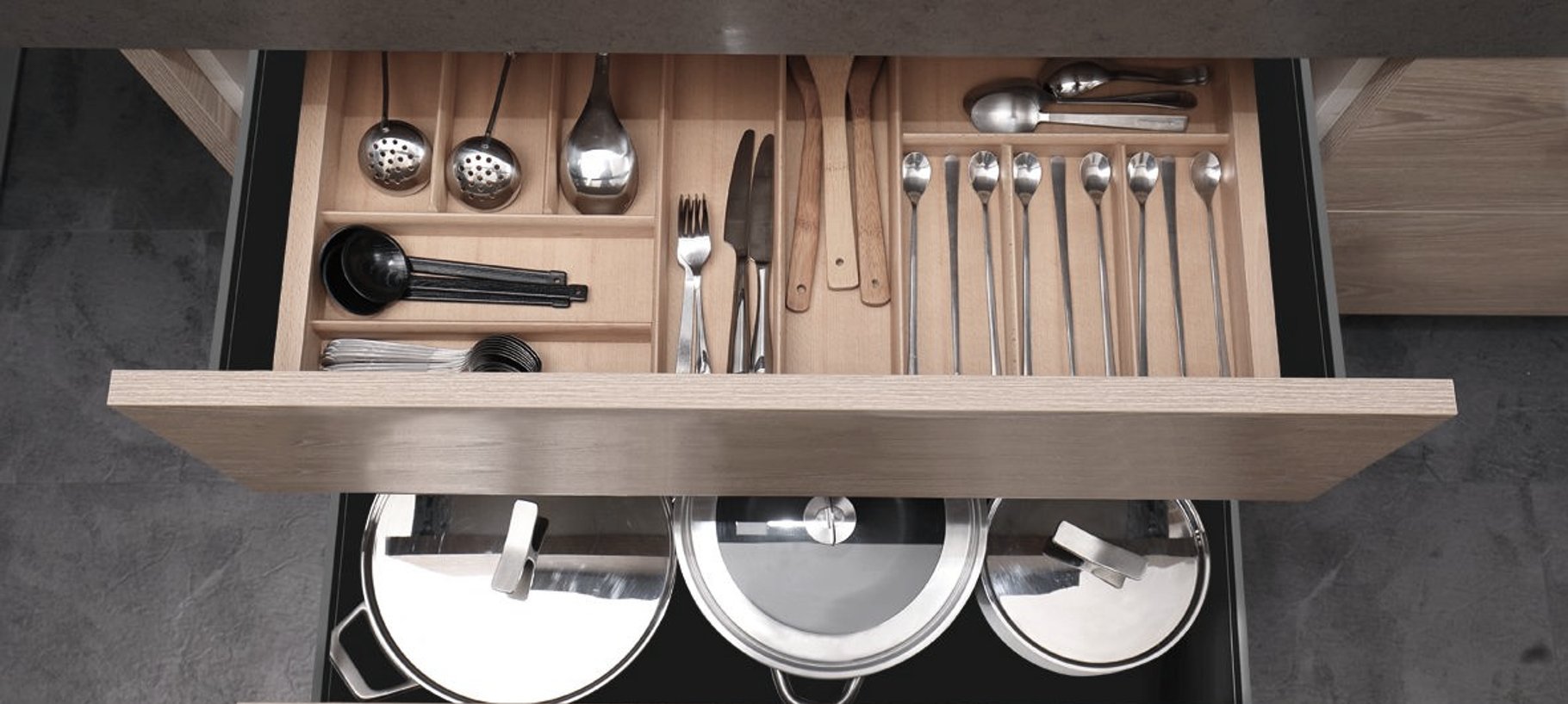 Ultra Slimline Drawer Maximises Storage FIT