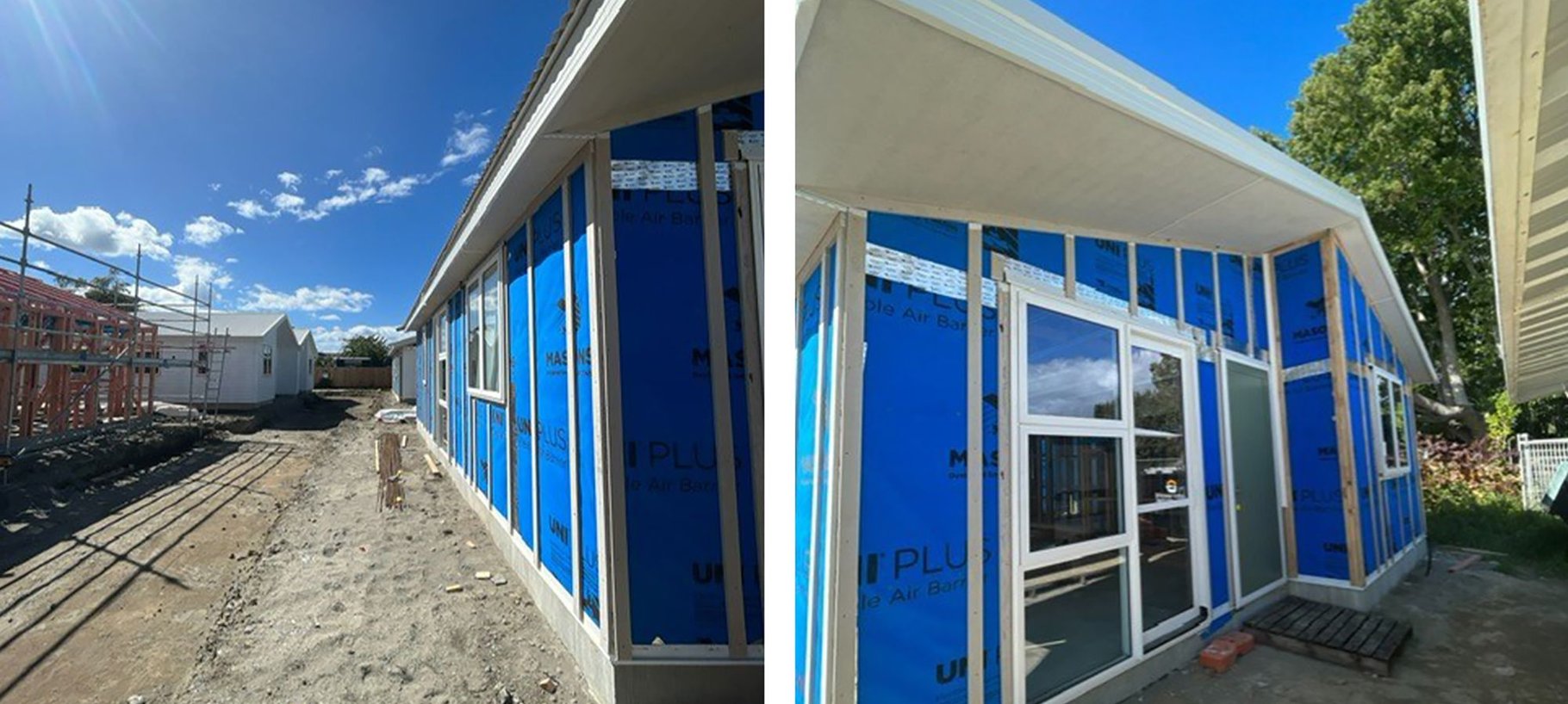 Work Continues on 3 Sites Despite the Weather with UNI PLUS