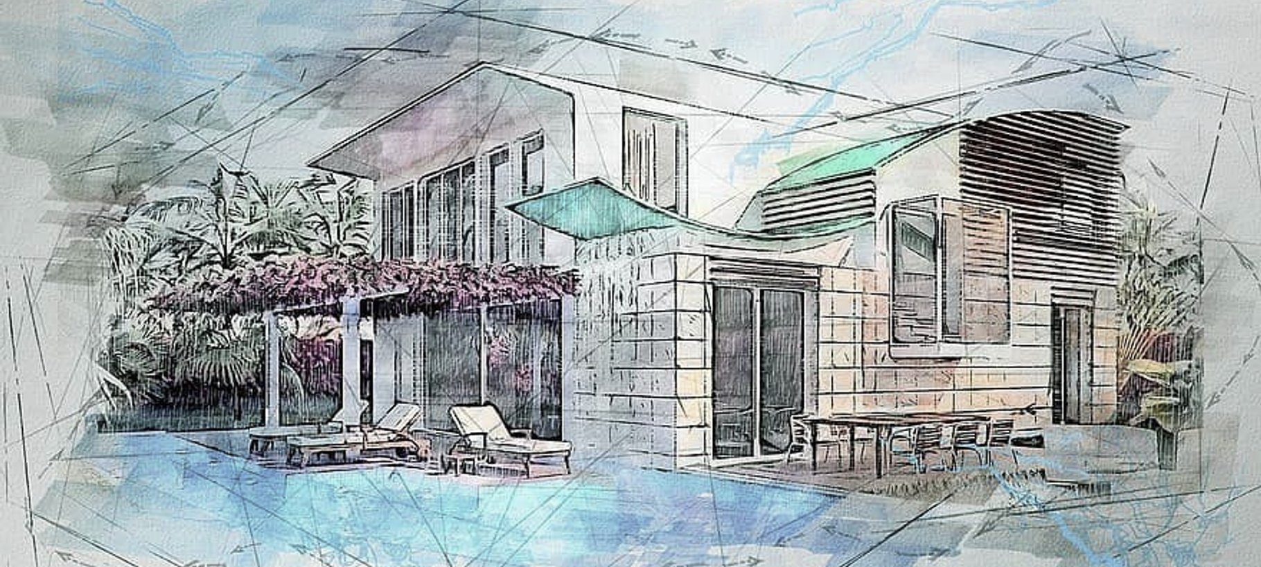 Architectural Drawing Rendering