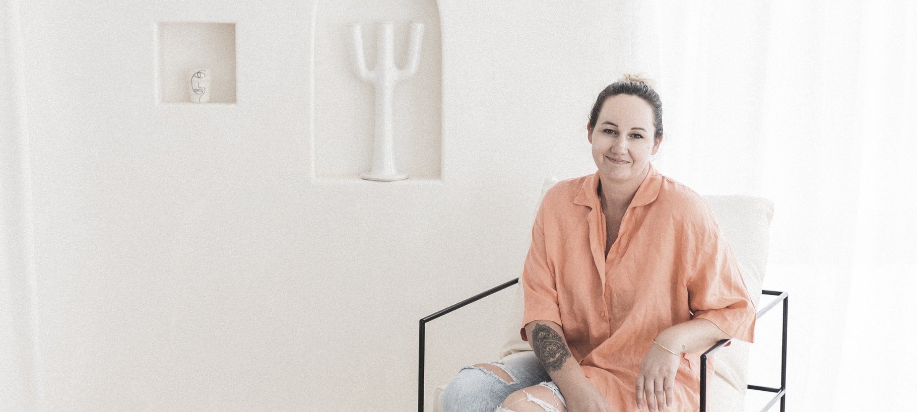 Emma Martin curates handmade rugs and homewares for her brand, Bohzali