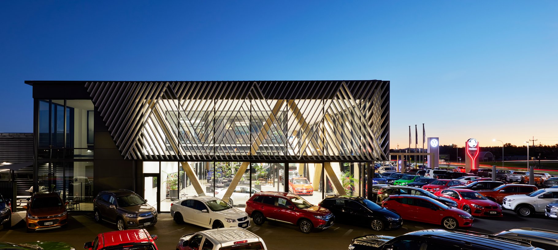 A new car dealership designed to unify a major automotive group