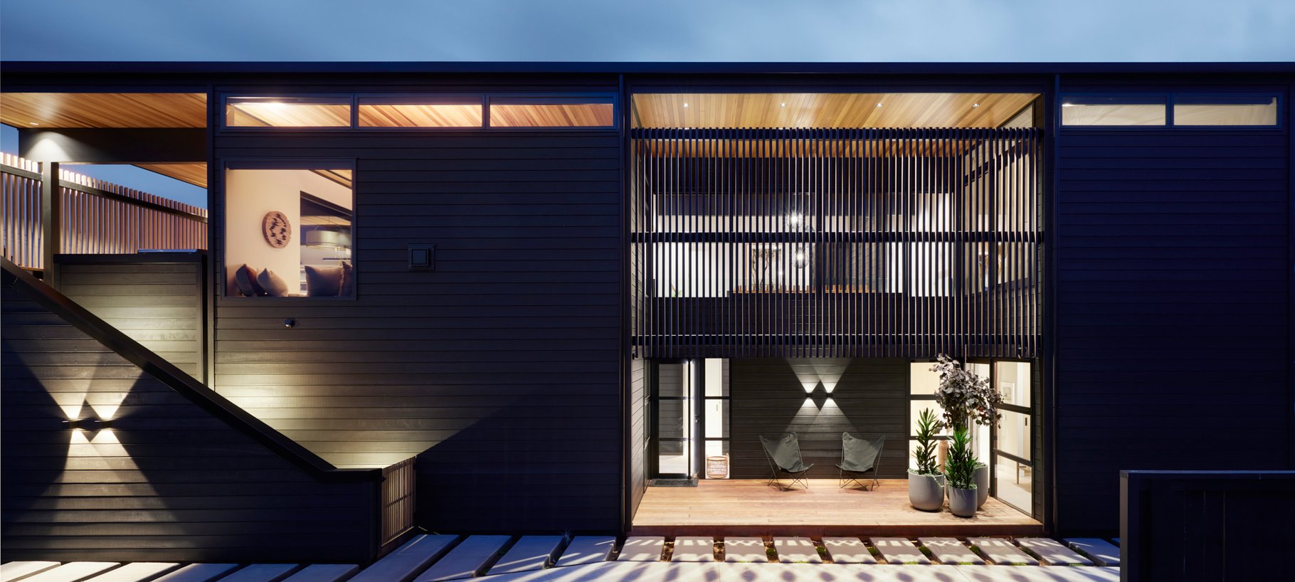 A beachy but sophisticated new-build bach