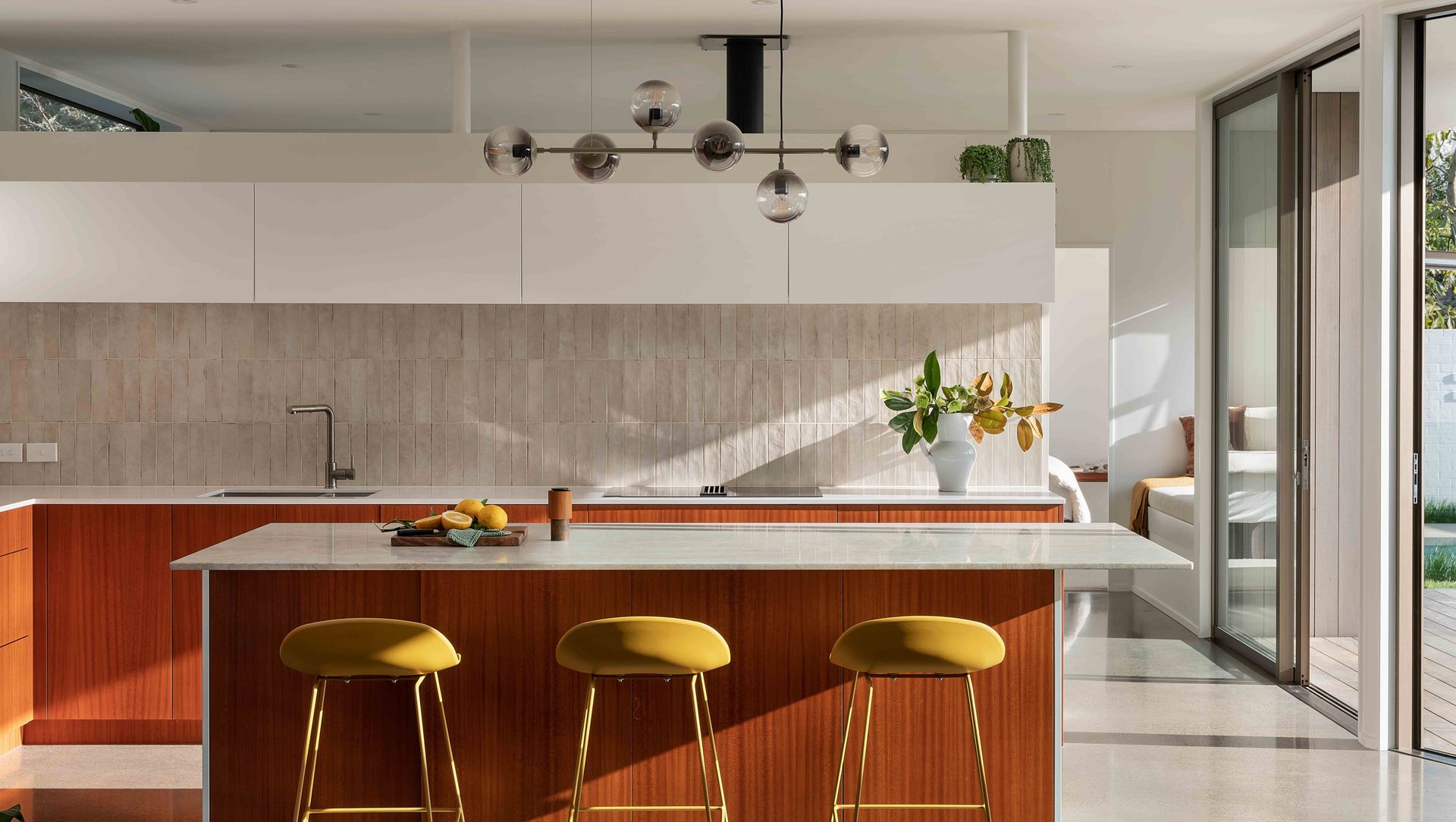 An ex-state house turned into a mid-century modern oasis