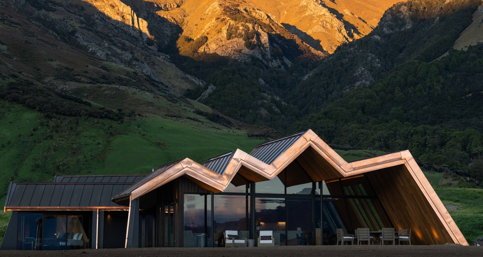 An architectural masterpiece nestled at the foot of Mt Isthmus