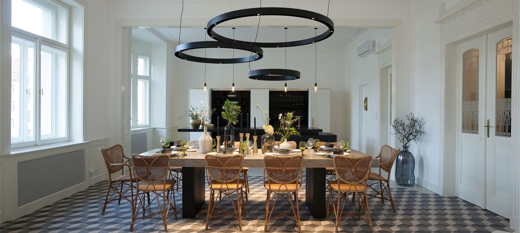 Lighting design: different style ideas for lighting above your dining ...