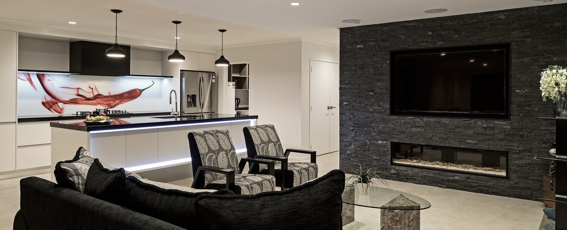 Printed Chilli Kitchen by Image Glass | ArchiPro NZ