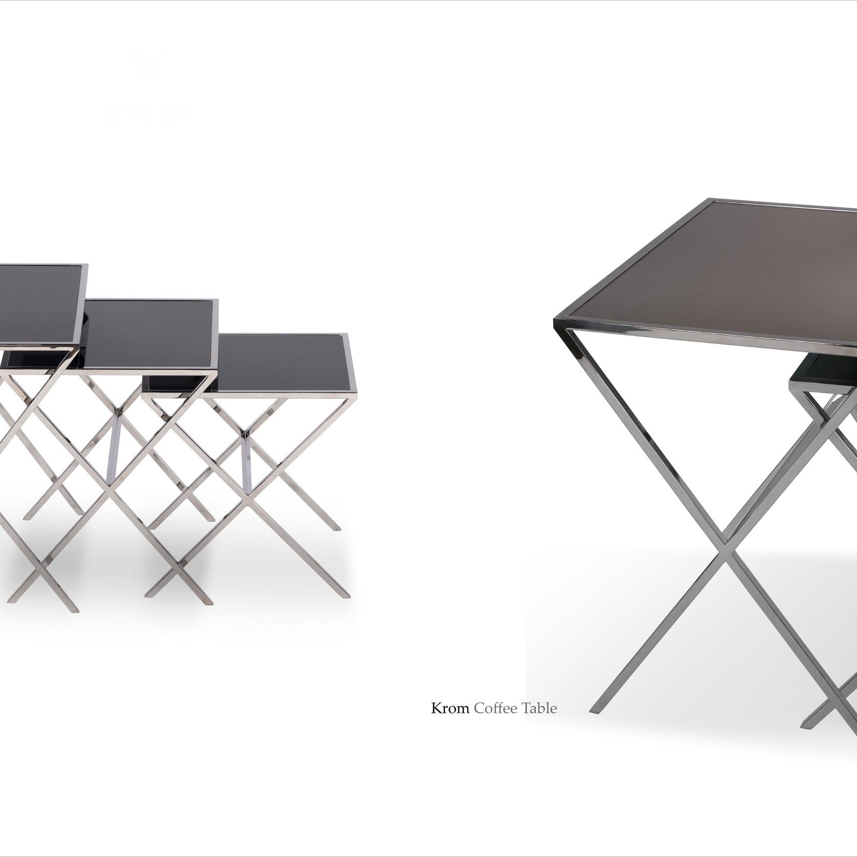 Chrome Zigon Side Tables | ArchiPro NZ