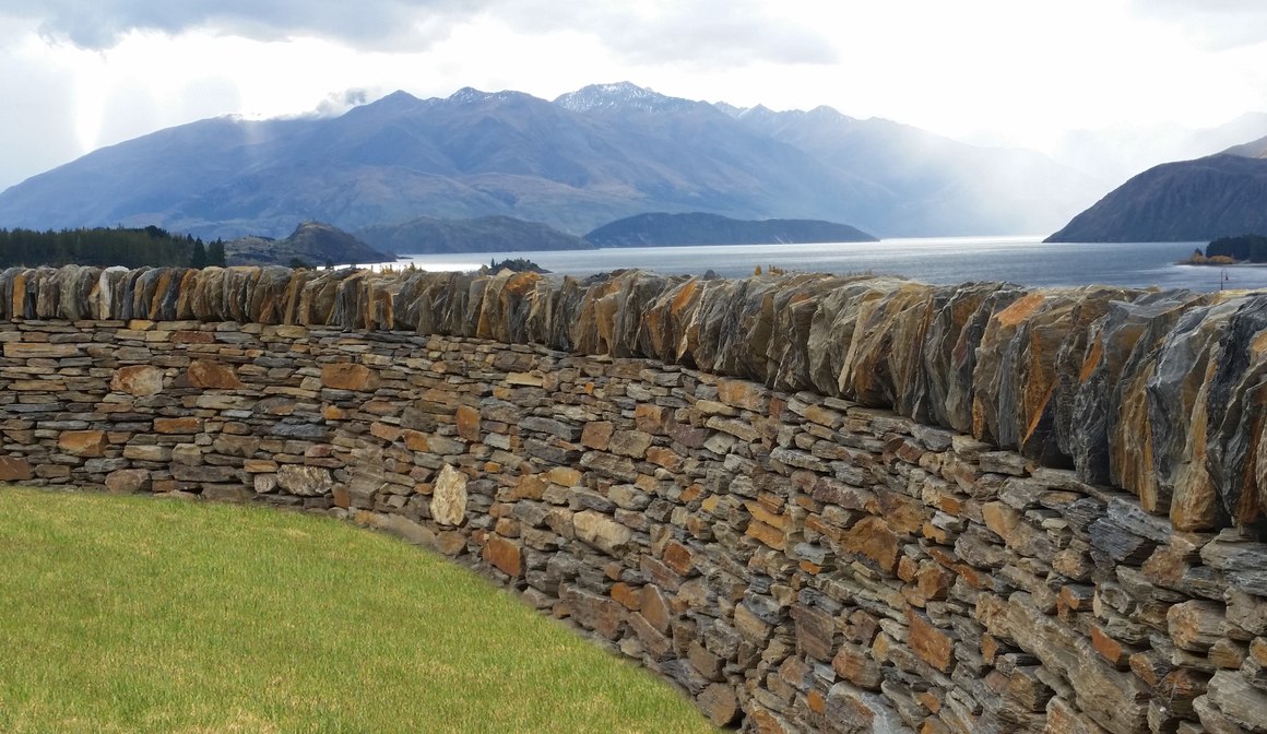 Dry Stacked Stone Walls Cluden Stone Quarry | ArchiPro NZ
