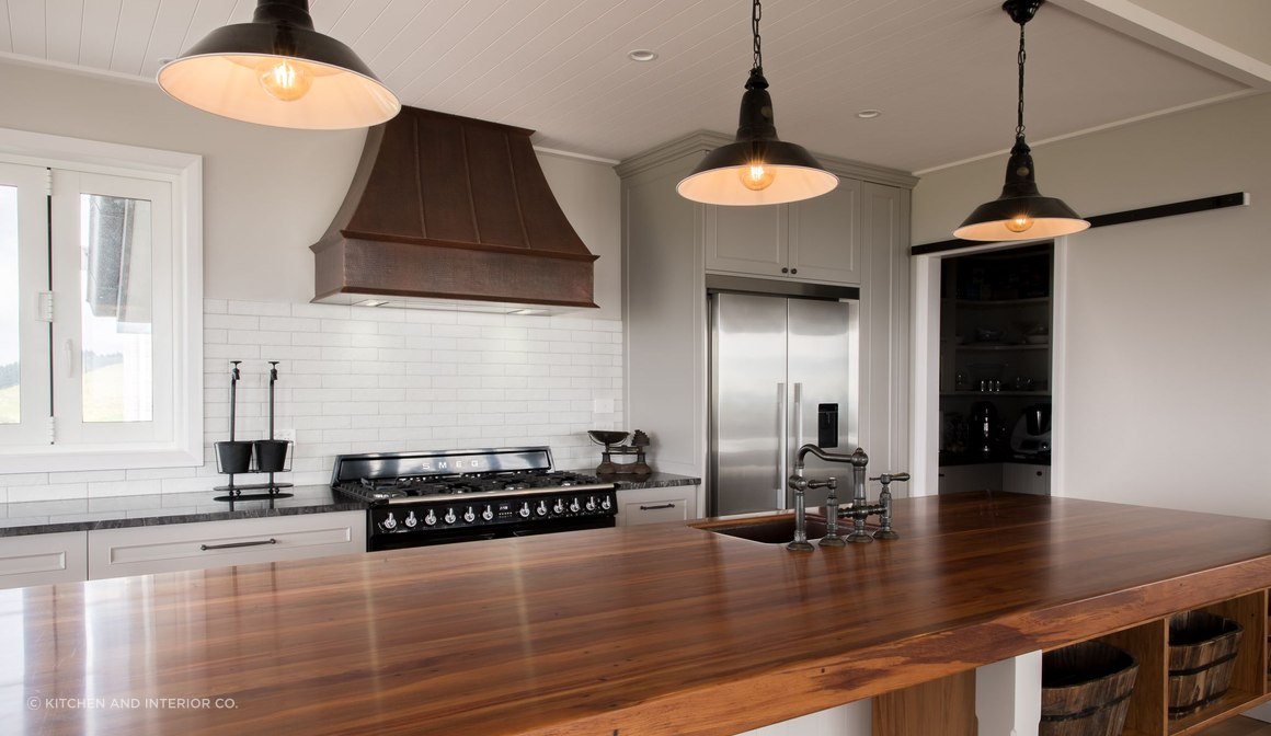 Heart Rimu Benchtop The Woodsmiths | ArchiPro NZ