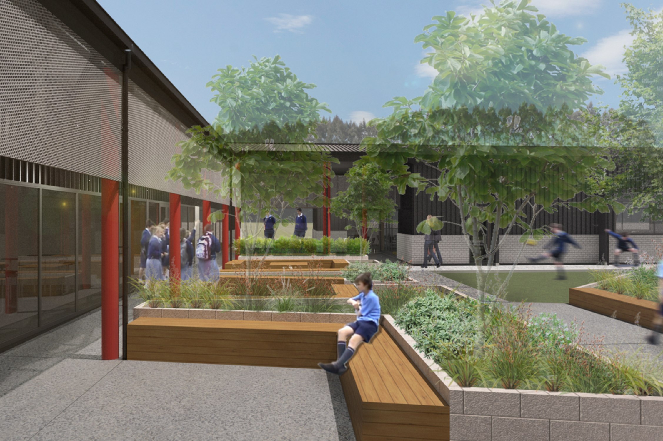 High School Development OBD Landscape Architecture | ArchiPro NZ