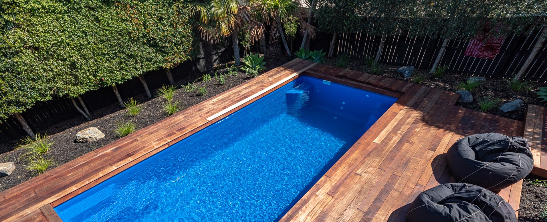 Howick Timber Pool Landscape by Luijten Landscaping | ArchiPro NZ
