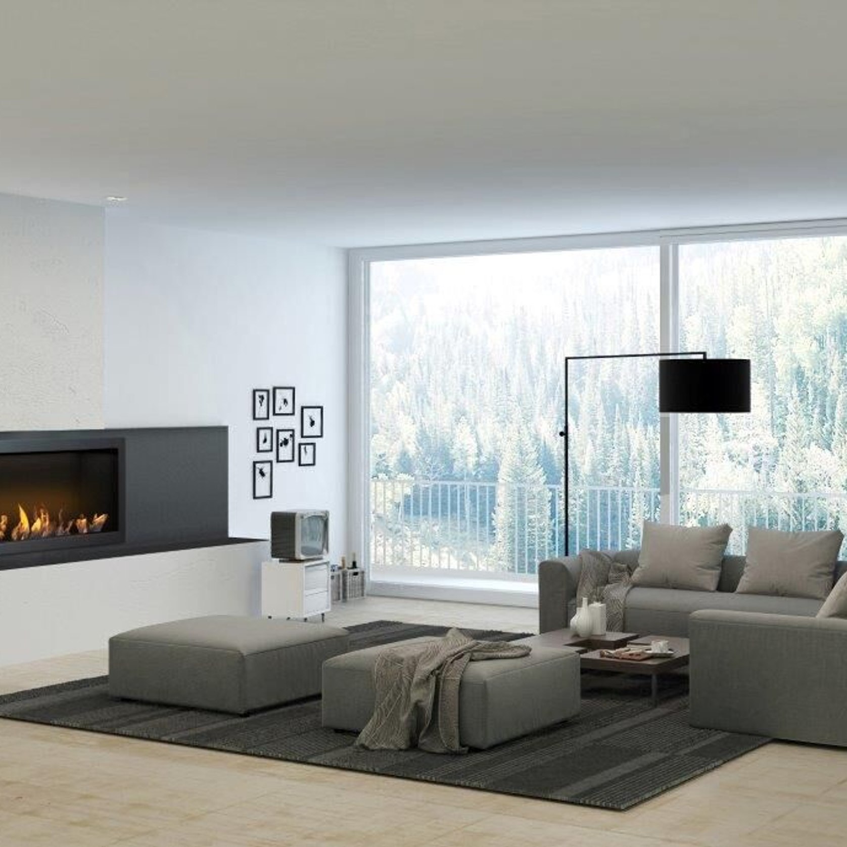 Icon Fires Slimline 1350 Biofuel Fireplace | ArchiPro NZ