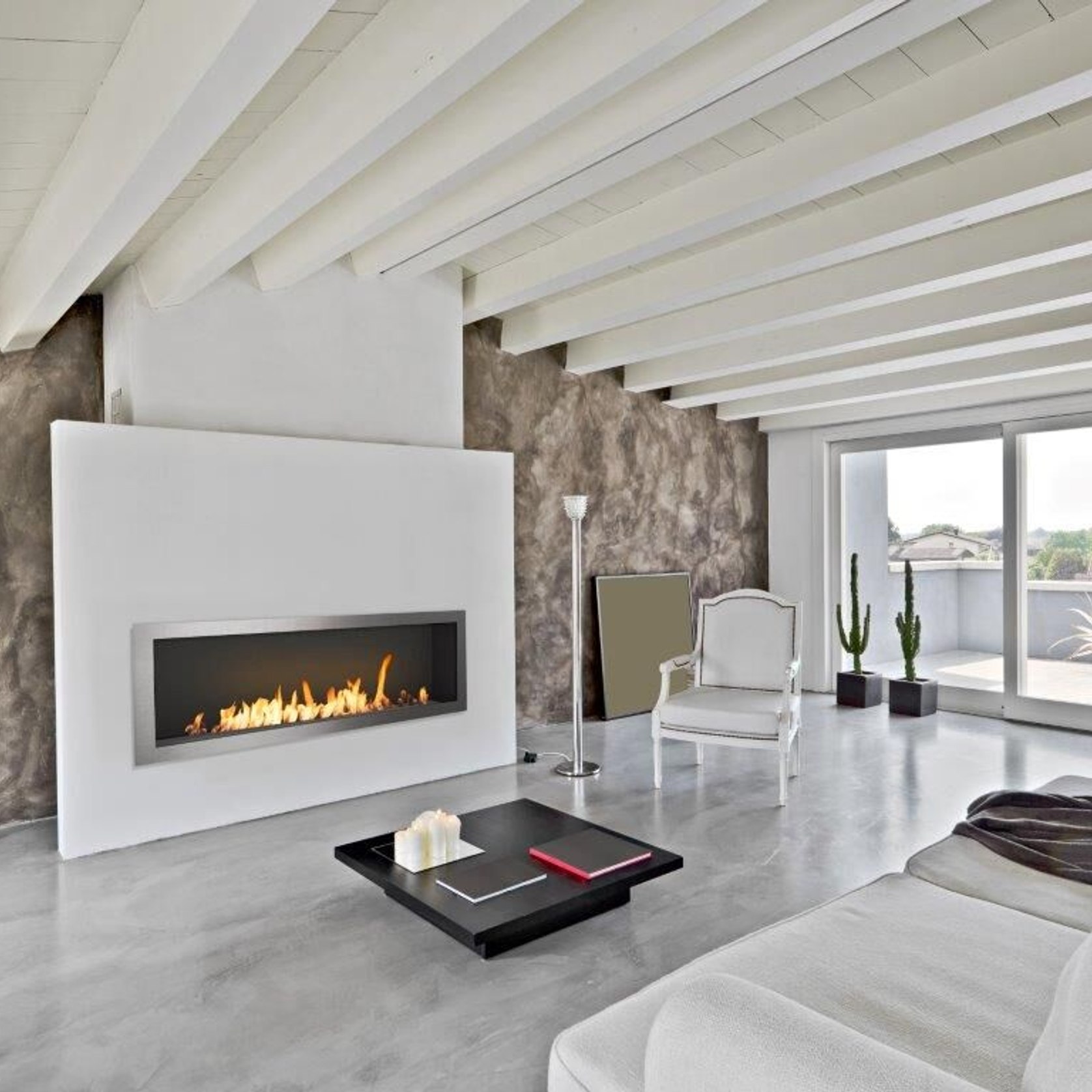 Icon Fires Slimline 1650 Biofuel Fireplace | ArchiPro NZ