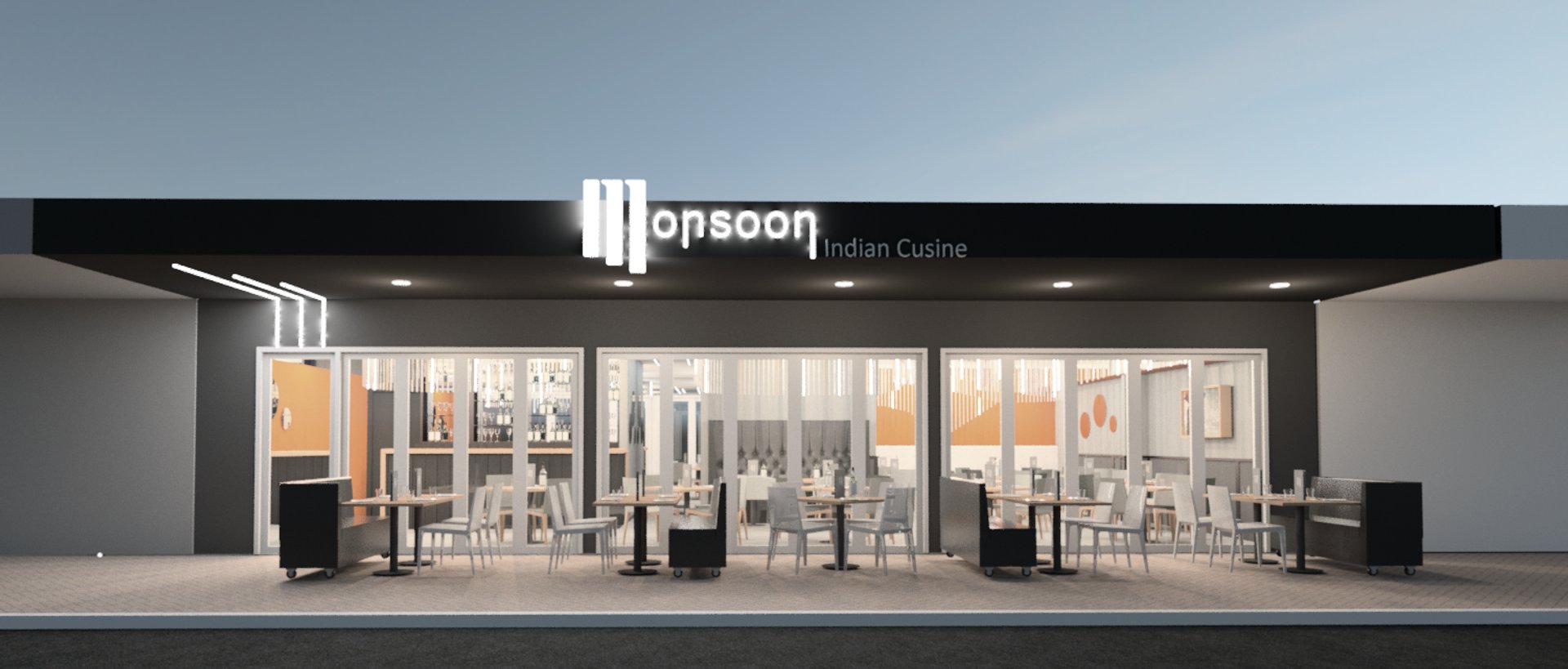 Monsoon Restaurant by Warm White Interiors | ArchiPro NZ