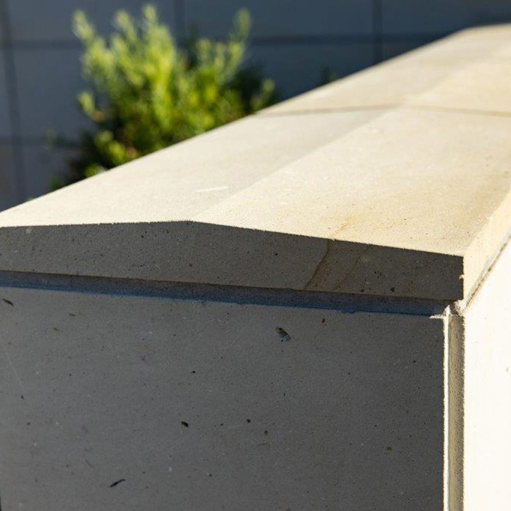 Natural Awa Wall With Angled Capping | ArchiPro NZ