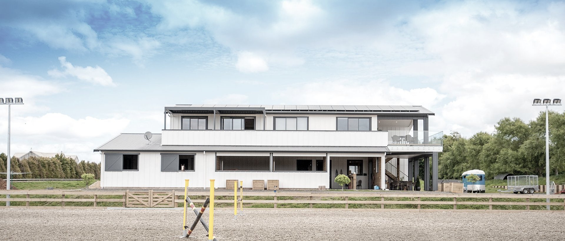 Karaka barn with stables & apartment by Harrison Lane | ArchiPro NZ