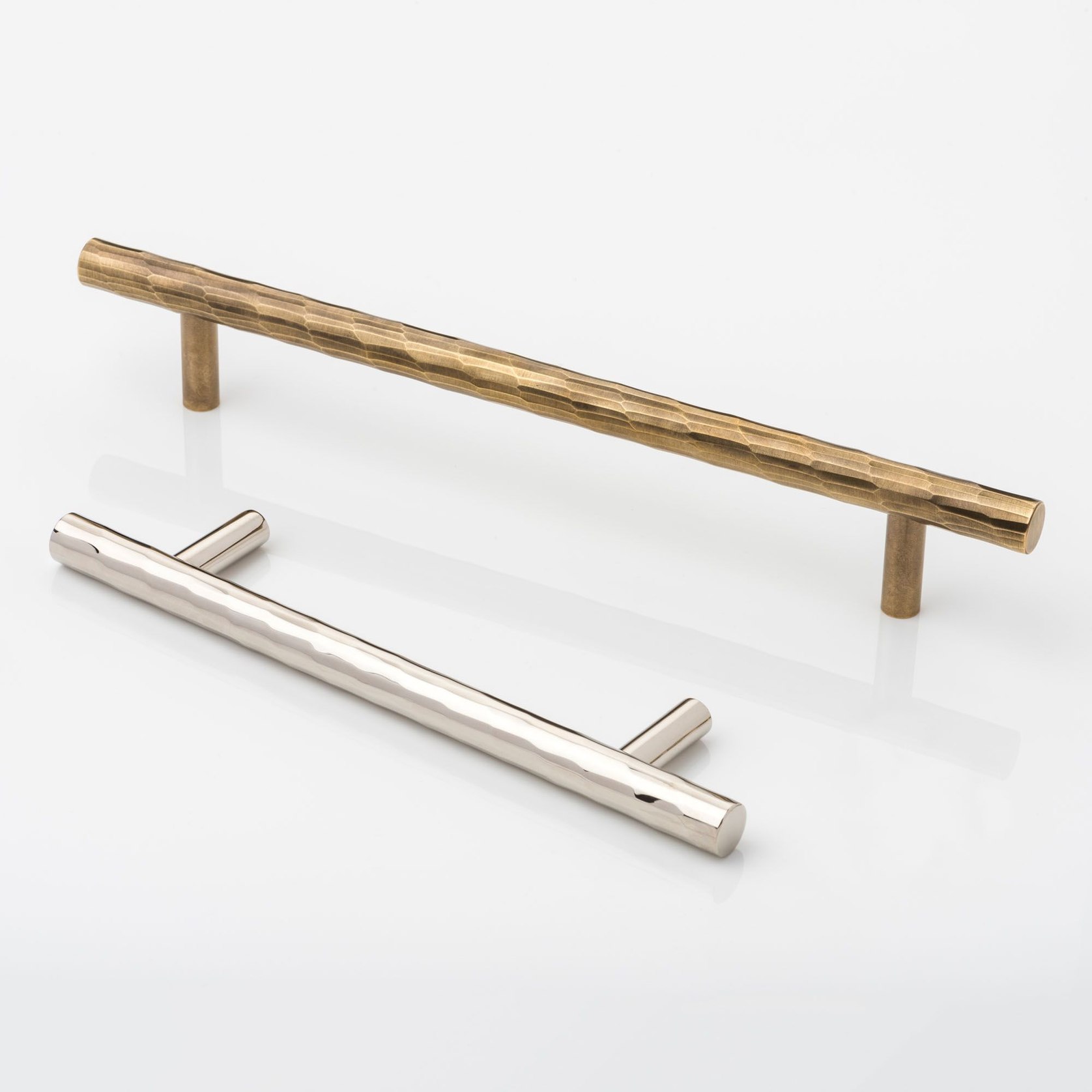 Joseph Giles Rolled & Hammered Solid Brass Cabinet Handle | ArchiPro NZ