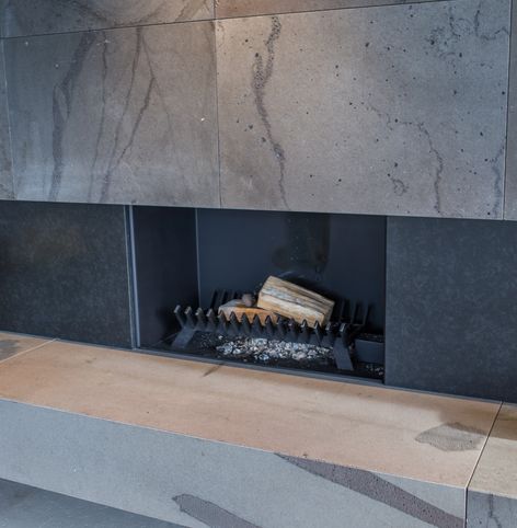 Stone Fireplace Timaru Bluestone | ArchiPro NZ