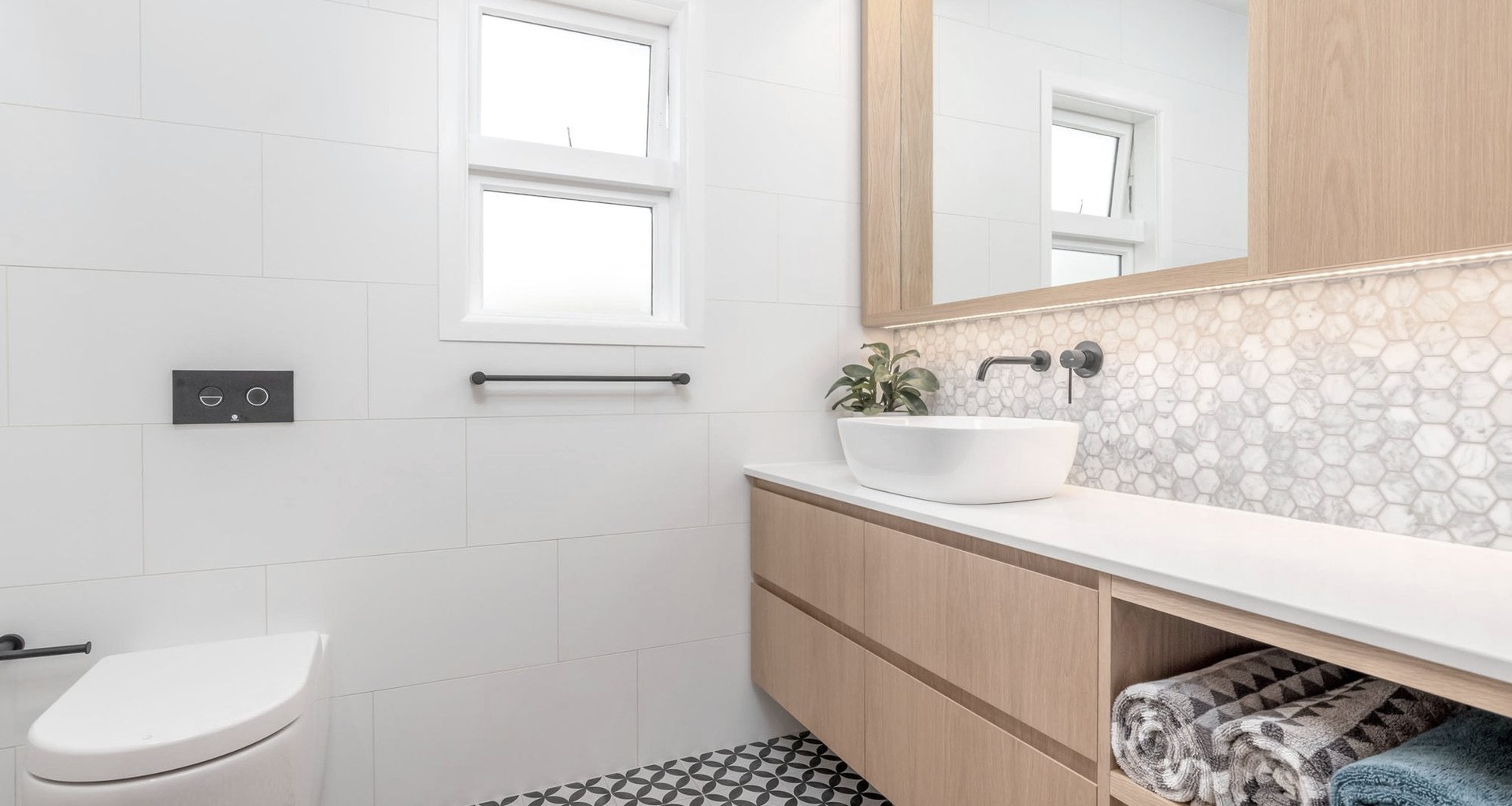 Tiled Bathroom by Stylehouse Design | ArchiPro NZ