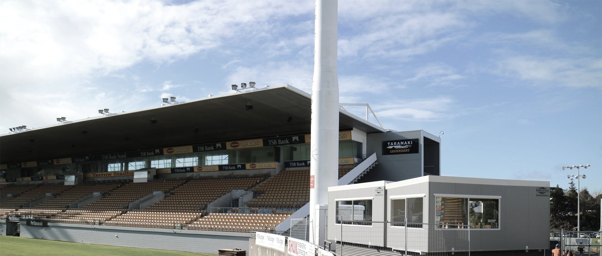 Yarrow Stadium Temporary Facilities by Pepper Construction | ArchiPro NZ