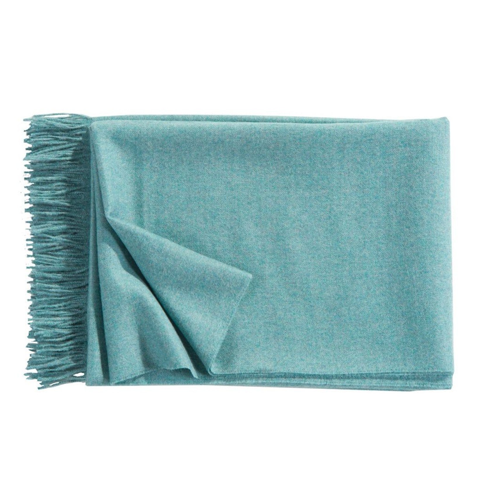 Christian Fischbacher Puro Throw Aquamarine | ArchiPro NZ