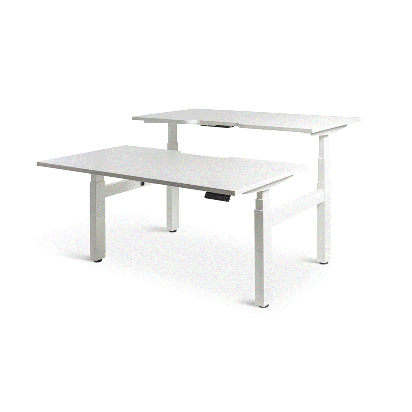 Enhance Electric Height Adjustable Shared Desk | ArchiPro NZ