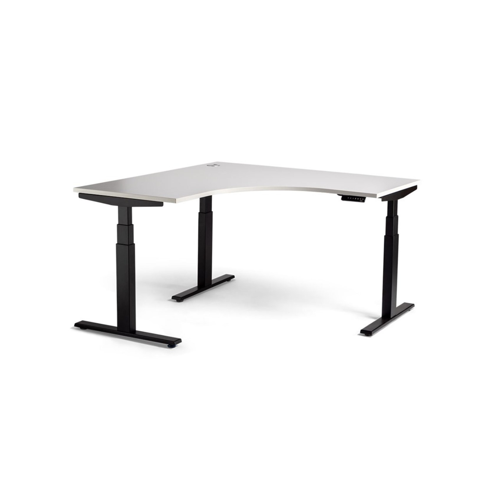 Enhance Electric Height Adjustable Corner Desk | ArchiPro NZ