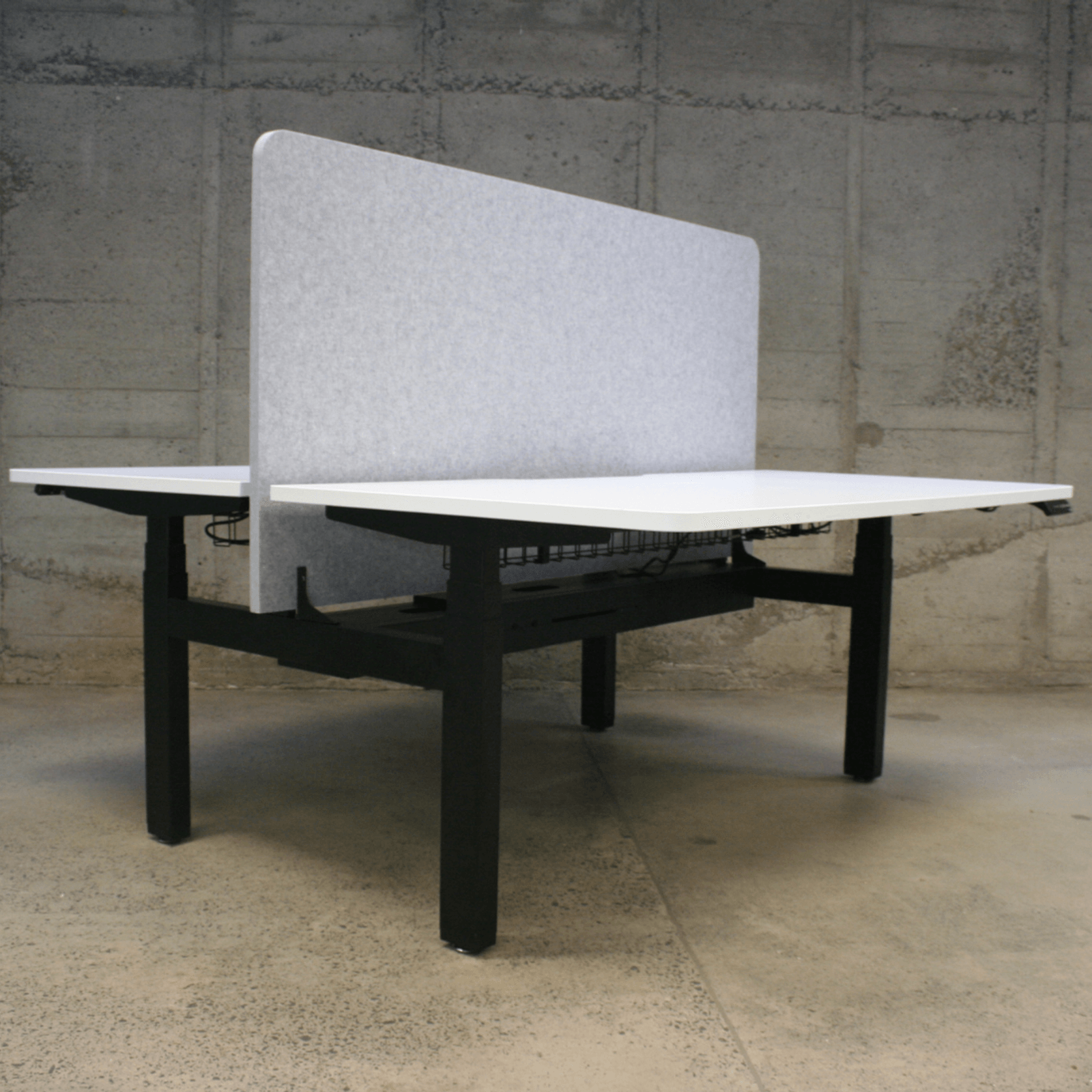 Synergy Double Sided Electric Desk (Exclusive) | ArchiPro NZ