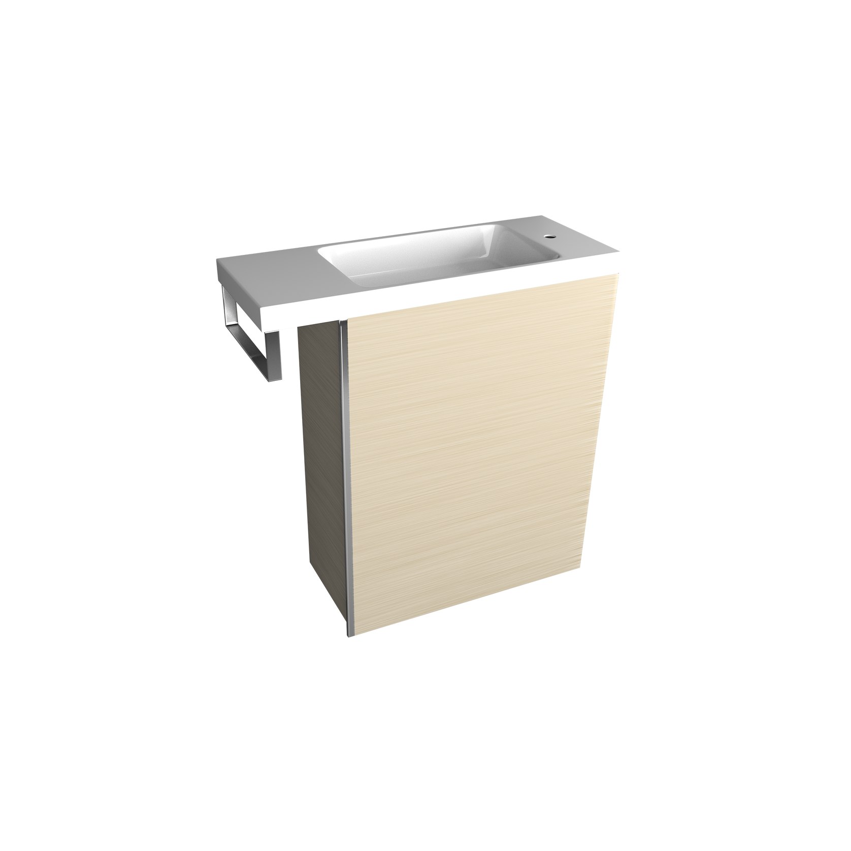 Kzoao Mini WC Set Beech Wood Grain | ArchiPro NZ